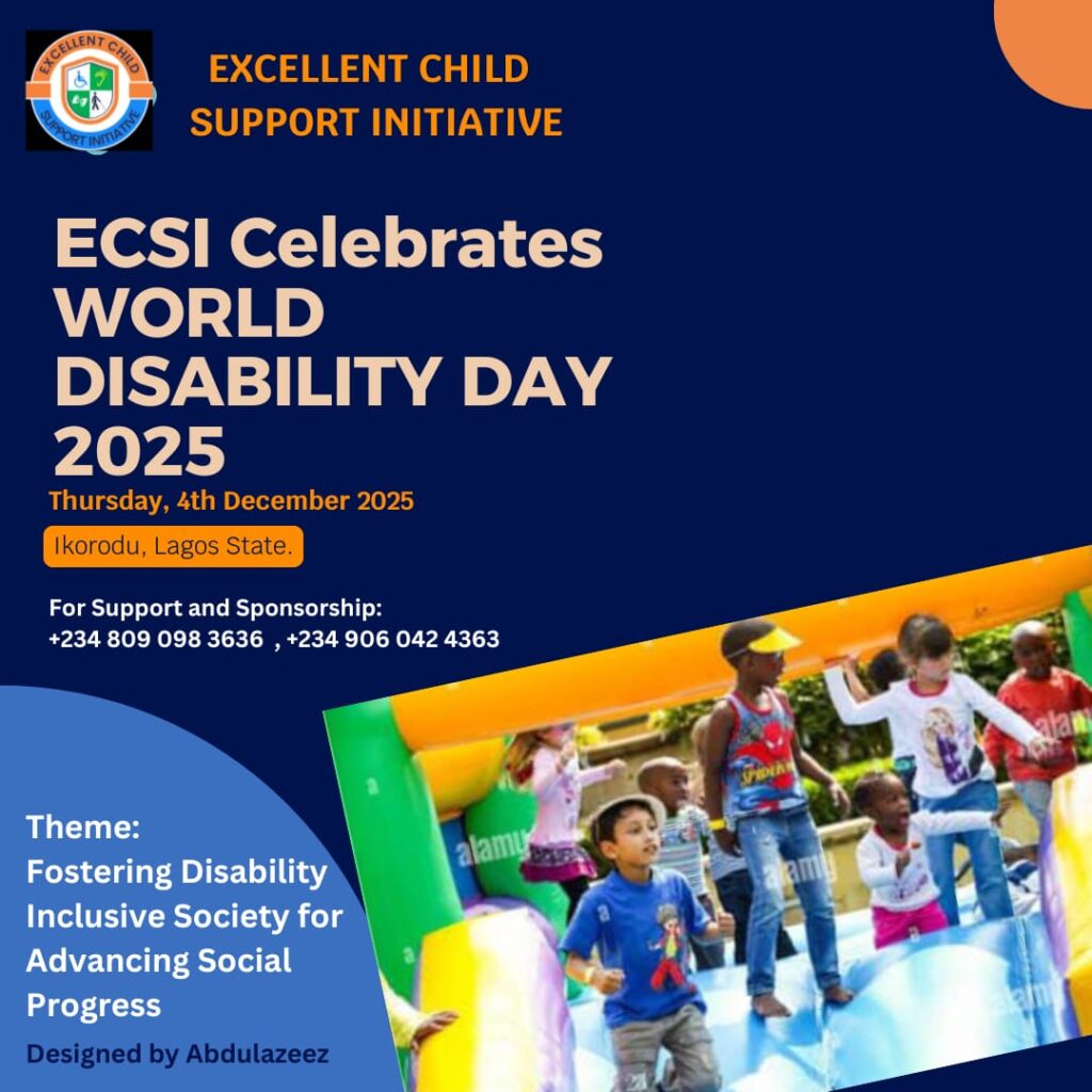 World Disability Day: - Excellent Child